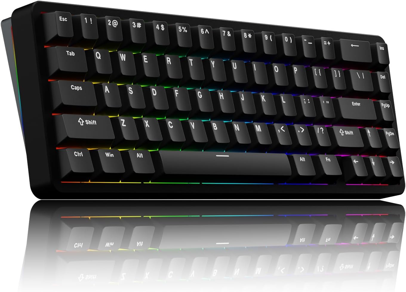 Amazon.com: Chilkey ND65 Wireless Aluminum Mechanical Keyboard, 65% ...