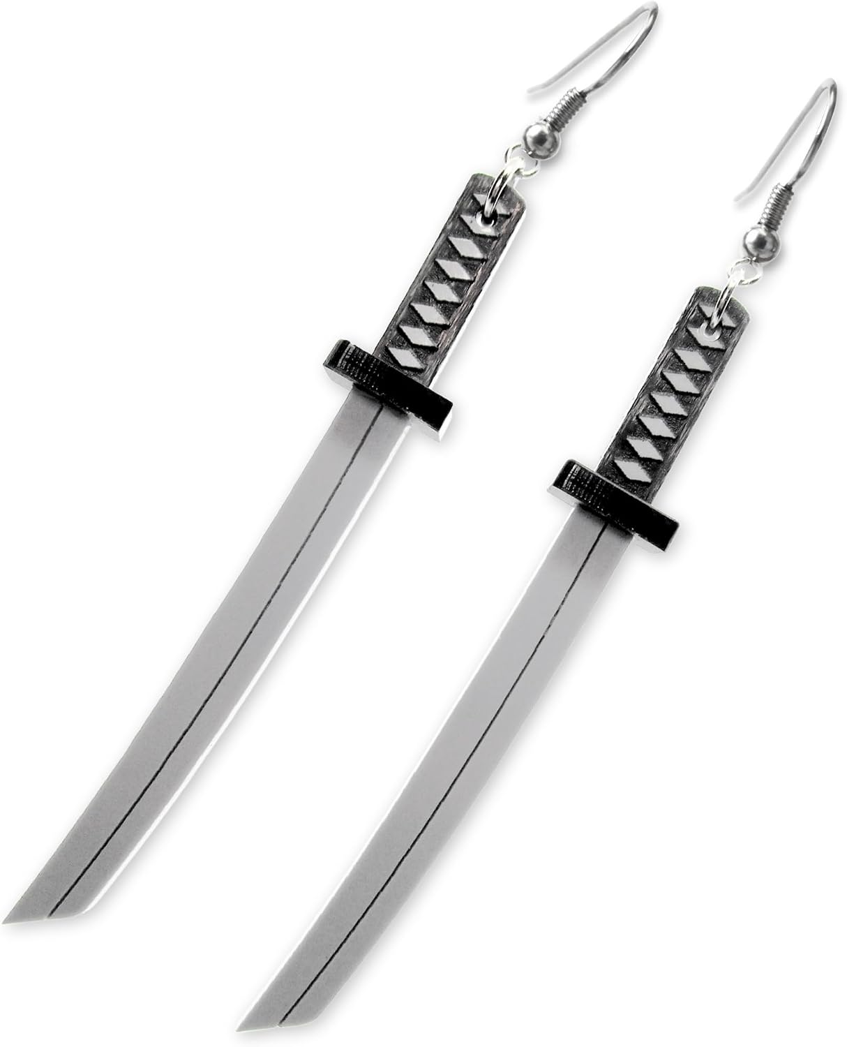 Amazon.com: Japanese Samurai Sword Katana Costume Earrings, Cute Detail ...
