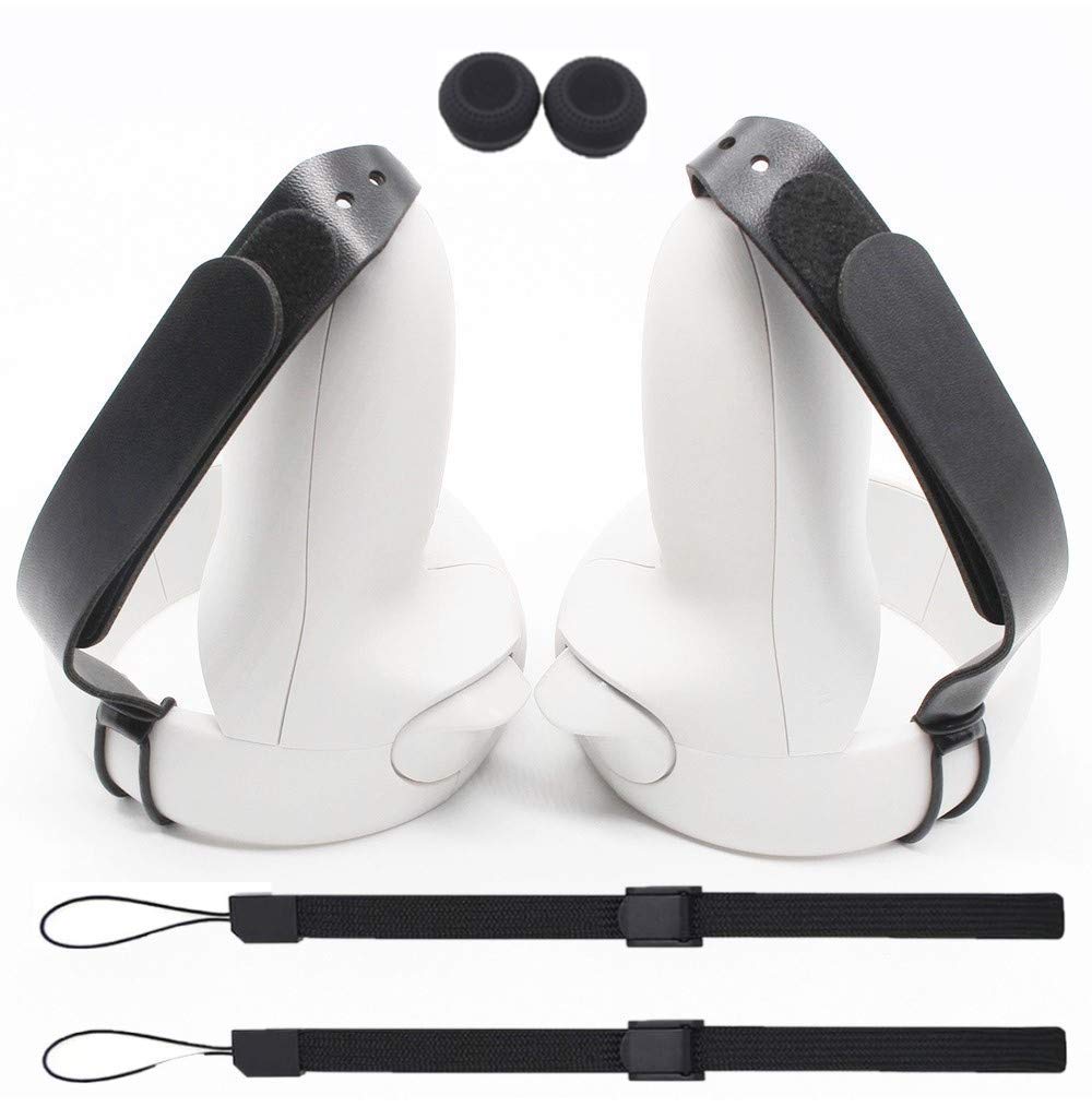 TNE Knuckle Straps with Wrist Straps & Thumbstick Covers for Oculus ...