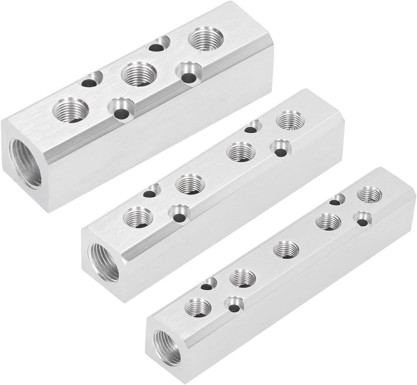 Pneumatic Manifold Air Distribution Block Connector Splitter - G1/2 ...