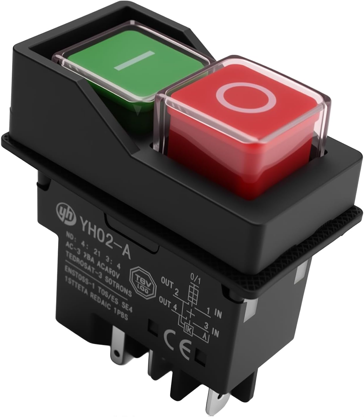 Cement Mixer Switch 240V for Belle Minimix IP55 Electromagnetic Rated ...