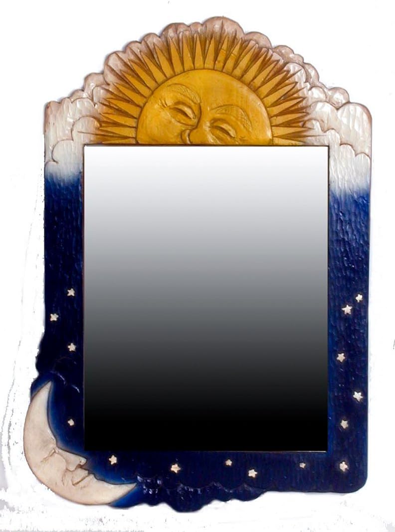 Amazon.com: Piazza Pisano Sun and Moon Celestial Wall Mirror : Home ...