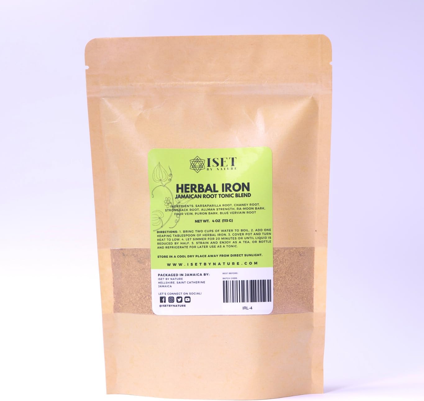 Blood Builder Tea with Jamaican Sarsaparilla Root, Chaney Root ...