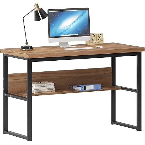 Amazon.com: SogesHome 47 inches Computer Desk with Storage, Office Desk ...