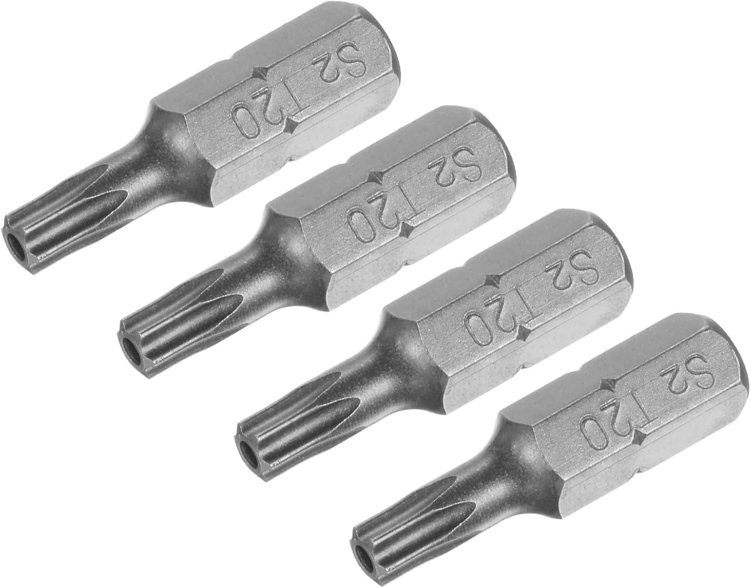 uxcell Torx Bits 1/4 Inch Hex Shank 25mm Length Magnetic Screwdriver ...