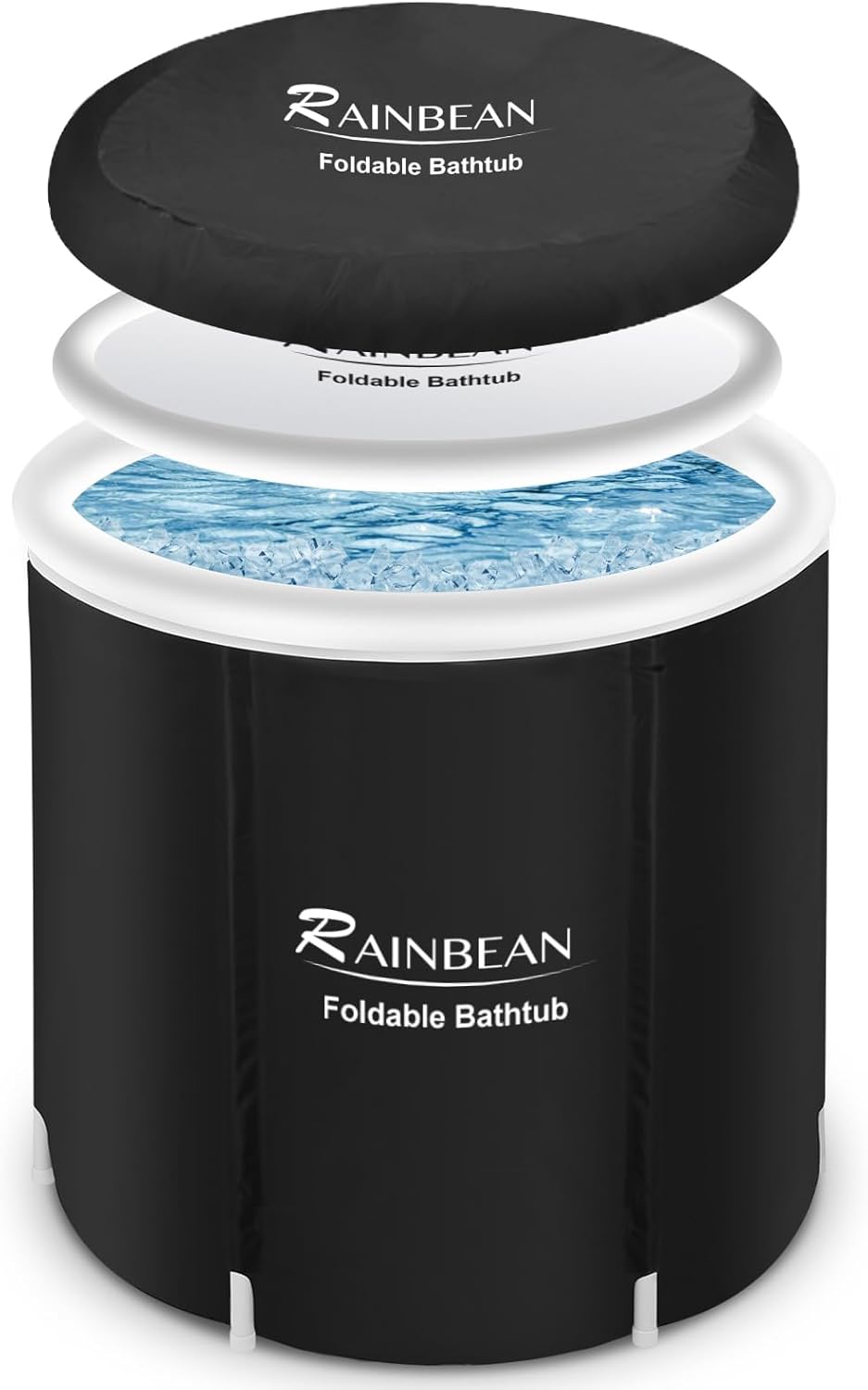 RAINBEAN Portable Ice Bath Tub,Easy to Assemble Ice Plunge Tub,5 ...