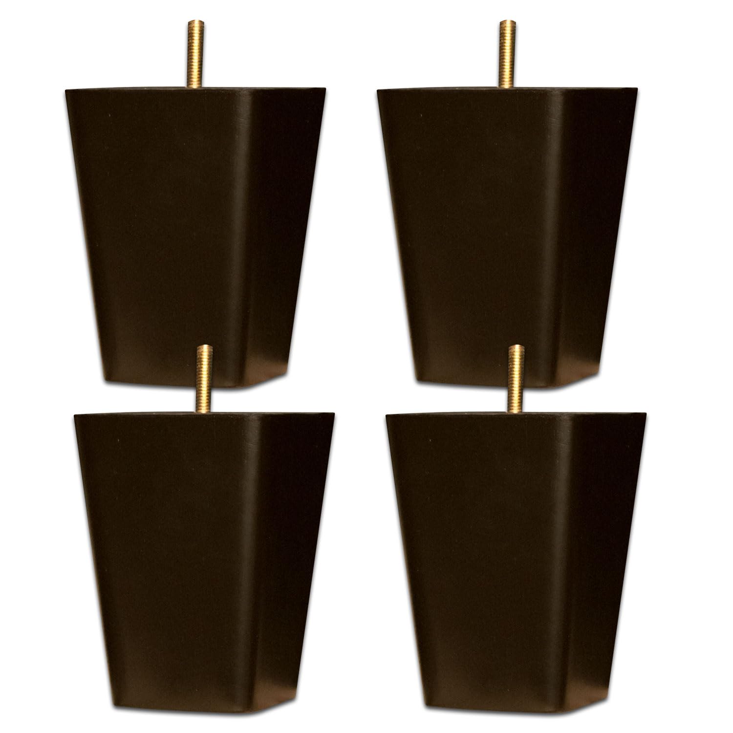 Amazon.com: Osborne Replacement Square Hardwood Sofa Feet (Set of Four ...