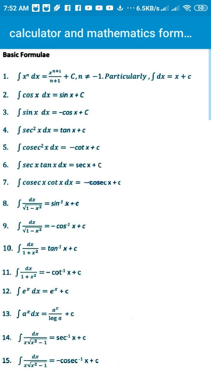Calculator and math formulas - App on Amazon Appstore