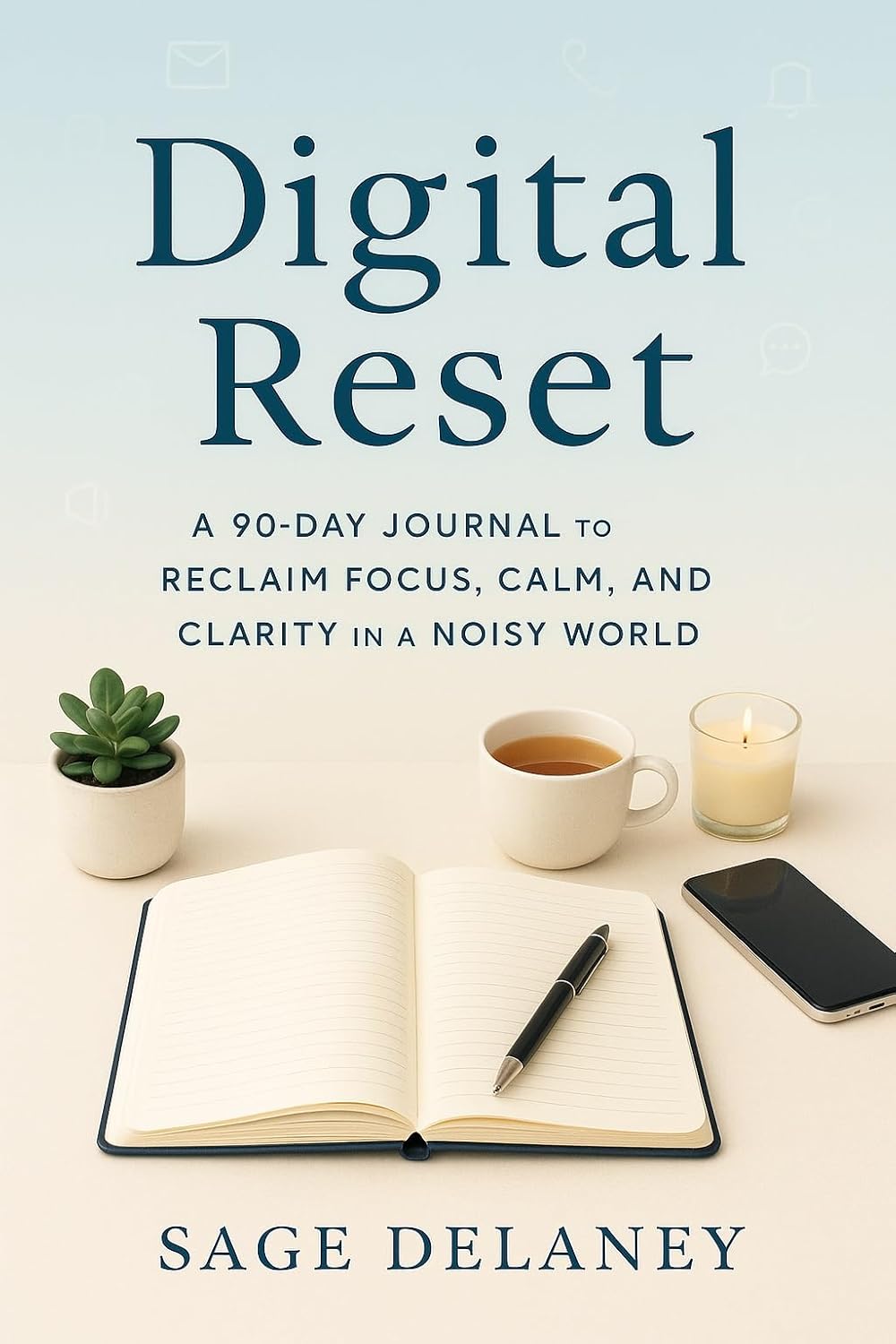 The 90-Day Digital Reset: Journal Your Way to Less Stress, Fewer ...