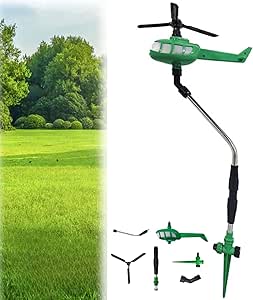 Helisoaker Helicopter Rotating Sprinkler, Garden Helicopter, Lawn Water ...