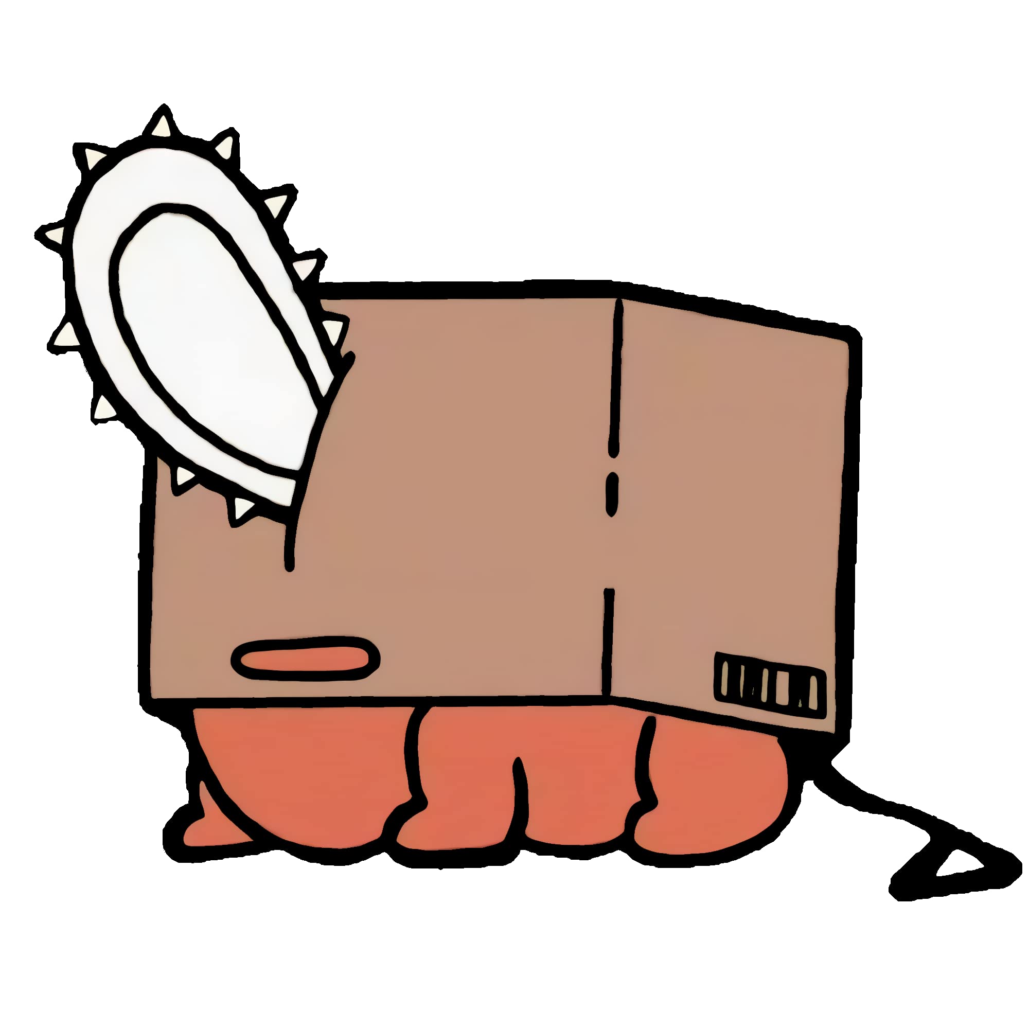 Amazon Box Man Decal