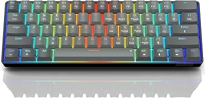 Amazon.com: DGG YK600 RGB 60% Compact Mechanical Keyboard,Wired and ...