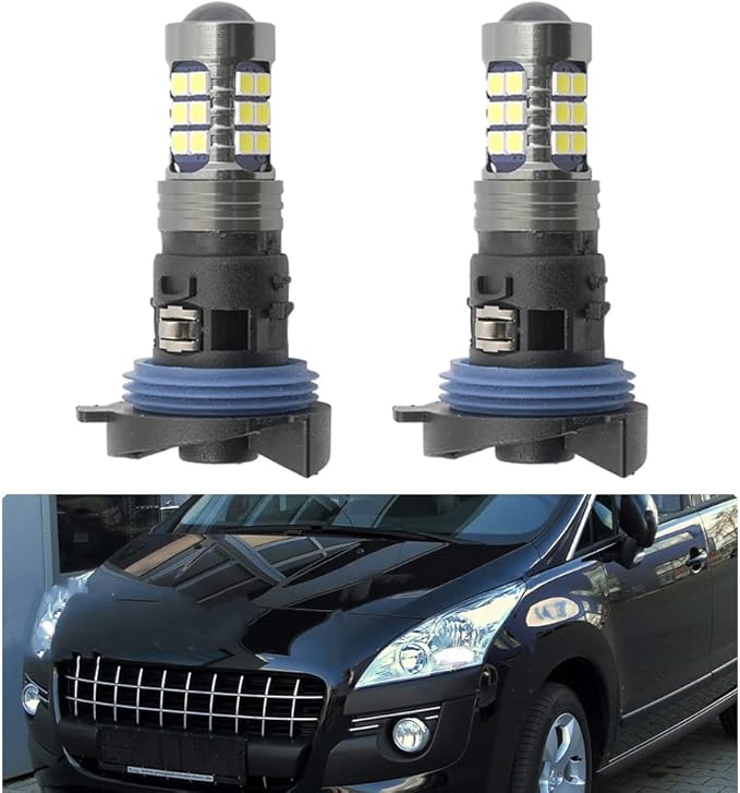 NSLUMO Lot de 2 ampoules LED DRL pour feux de circulation diurnes pour ...