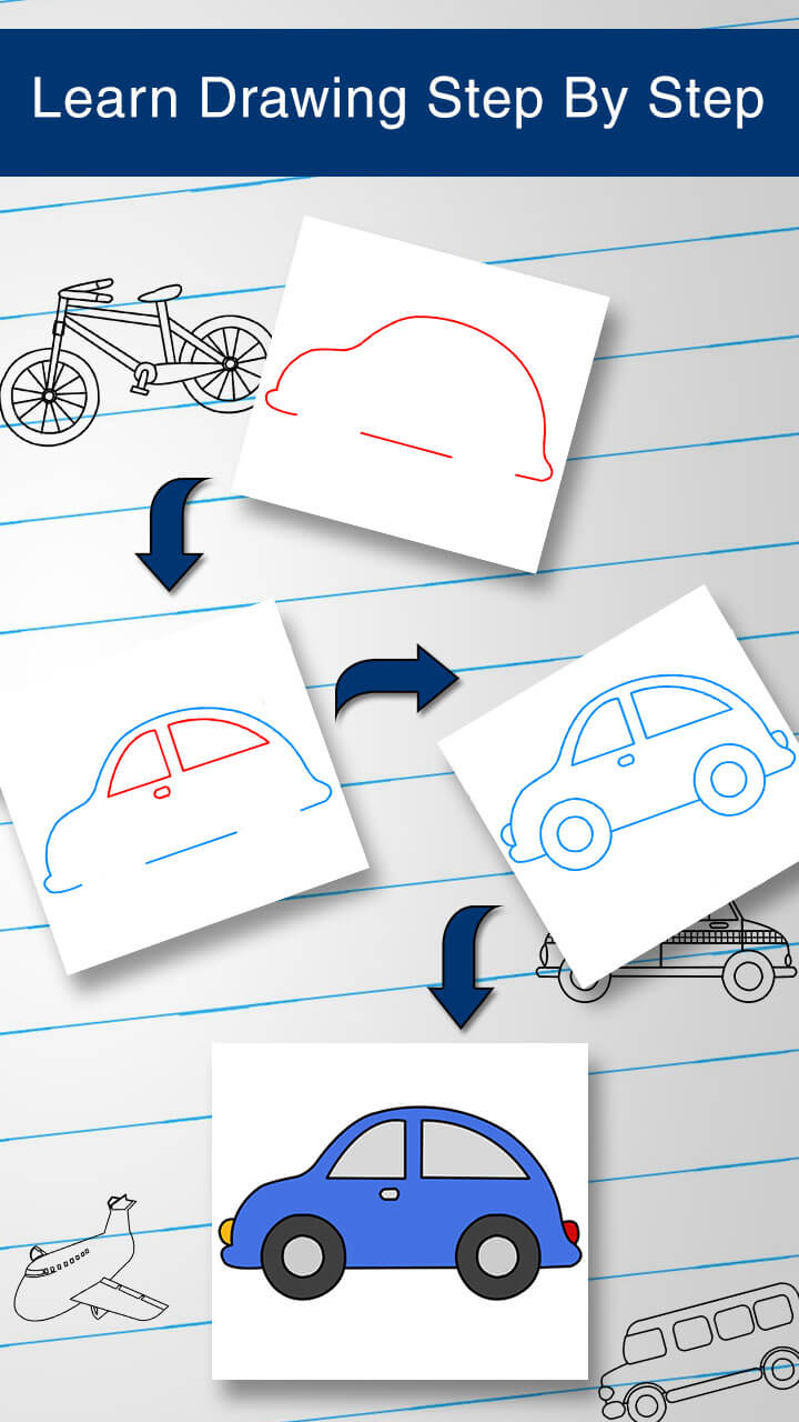 How to Draw Vehicles - App on Amazon Appstore