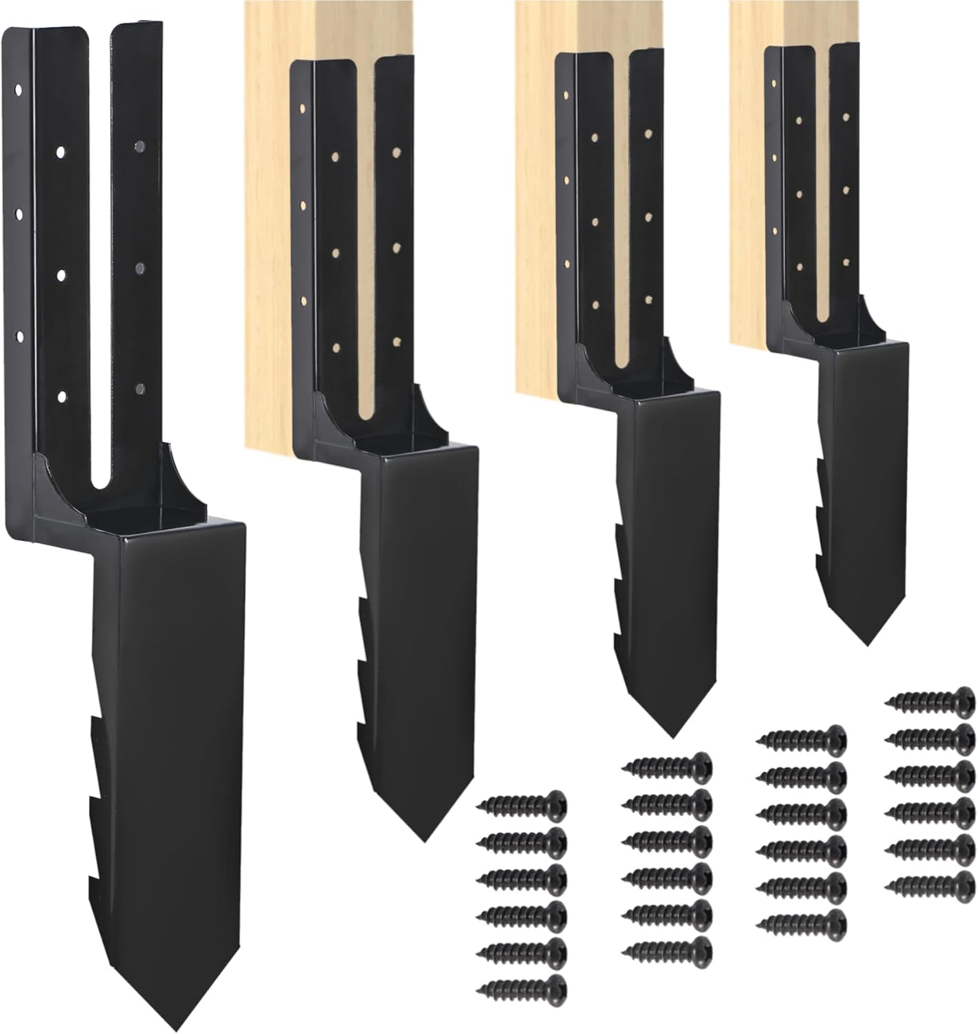 Amazon.com : Toriexon 2 FT Fence Repair Kit 4 Pcs, Heavy Duty Steel 4 ...