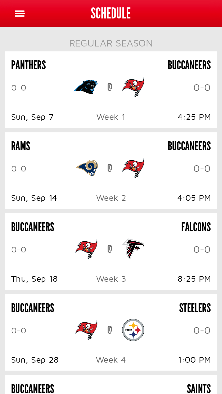 Tampa Bay Buccaneers - App on Amazon Appstore