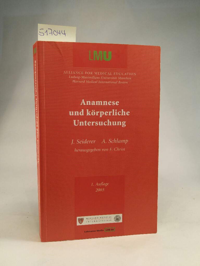 Anamnese und körperliche Untersuchung: 9783936427363: Books - Amazon.ca