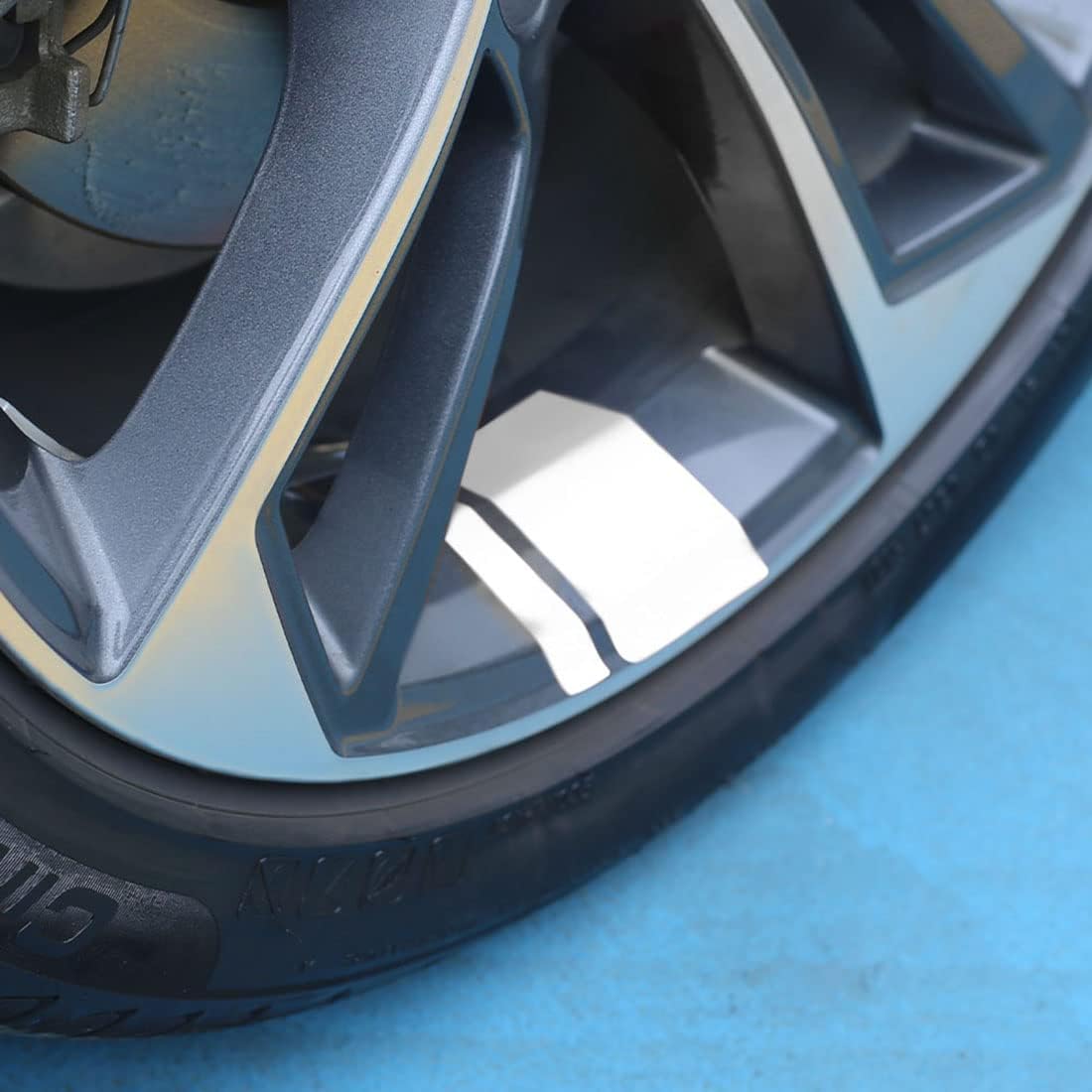 Car Wheel Rims Decal Stripes Hash Stripe Stickers Wheel Hub Stickers ...