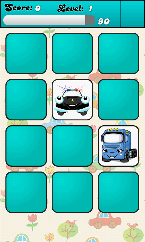 Kids memory game: cars:Amazon.co.uk:Appstore for Android
