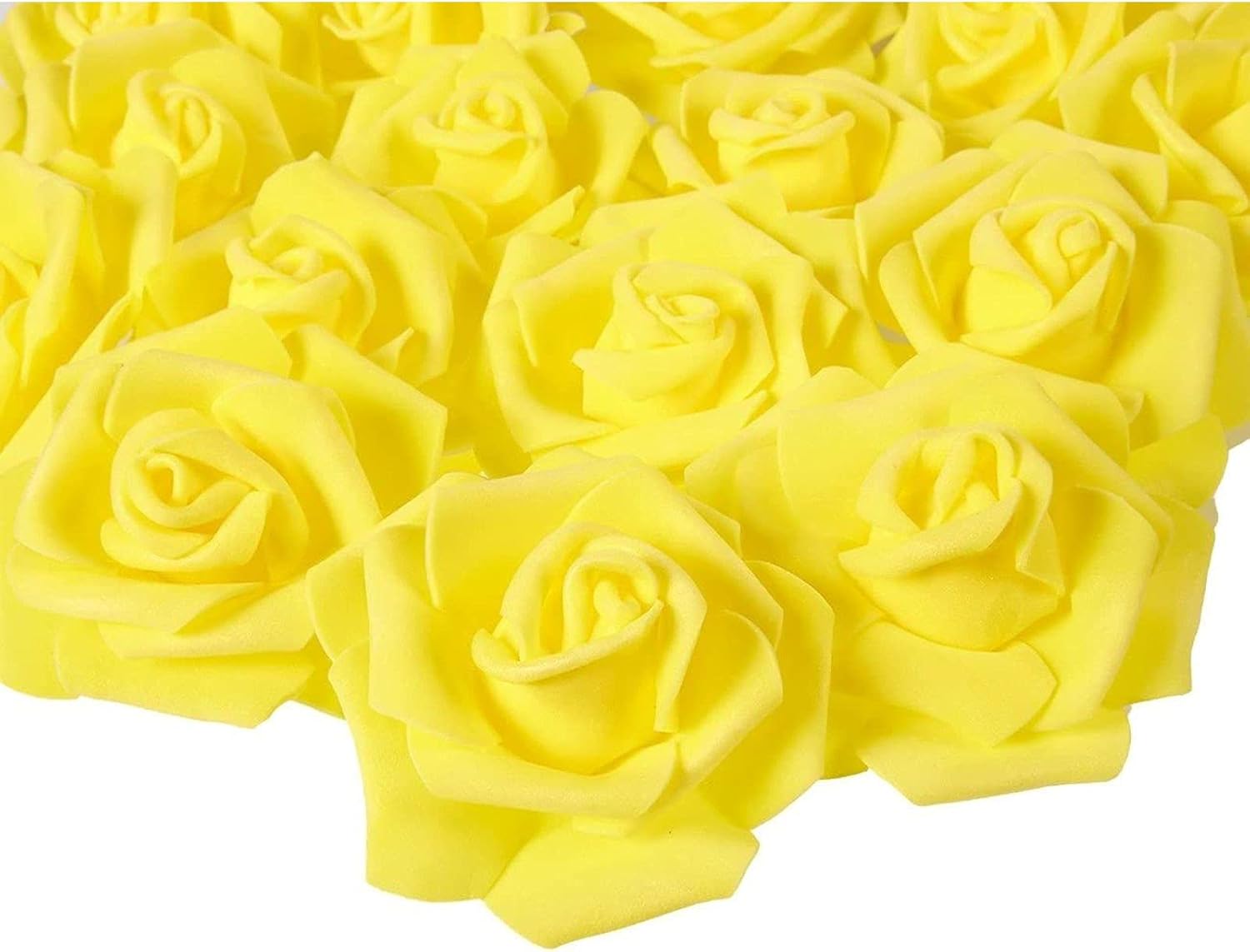 Amazon.com: Stemless Rose Flower Heads, Artificial Roses for Weddings ...
