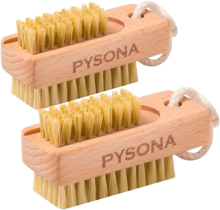 Amazon.com: PySona Natural Wooden Non-SlipTwo-sided Hand and Foot Nail ...