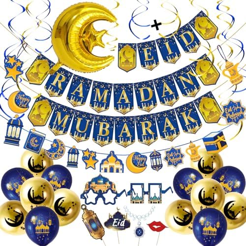 Ramadan Decorations Set- Ramadan Mubarak Garland Eid Decoration Ramadan ...