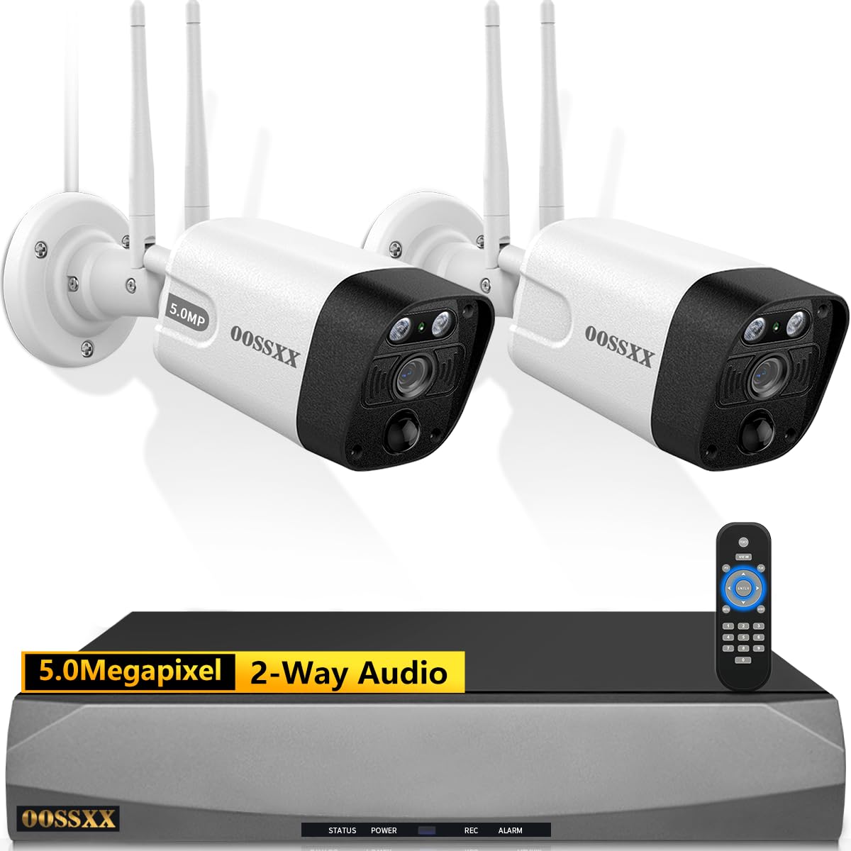 Snapklik.com : 5.0MP & 130 Ultra Wide-Angle PIR Detection 2-Way Audio 2 ...