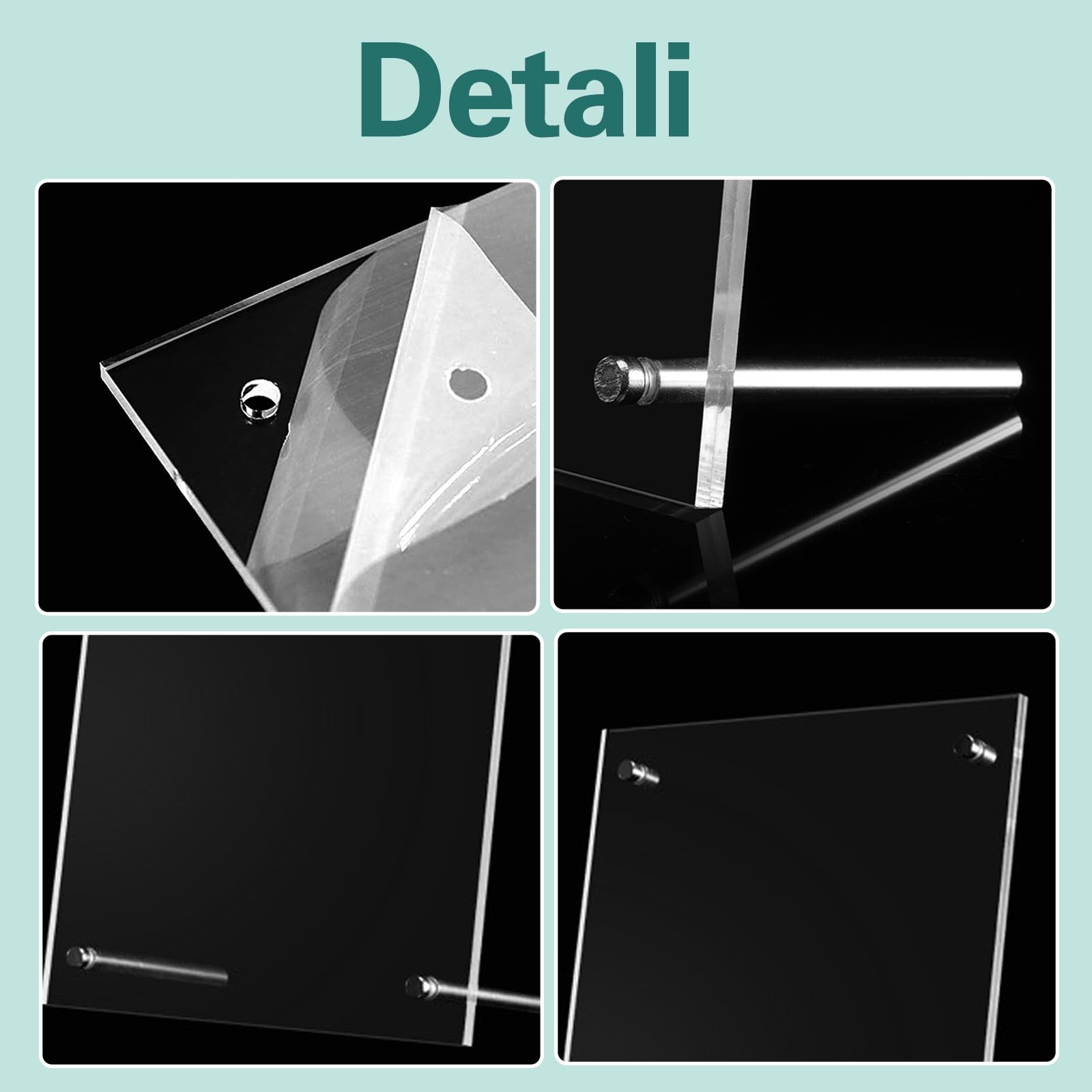 Snapklik.com : 2pcs Dollar Bill Display Case Paper Money Holder Acrylic ...