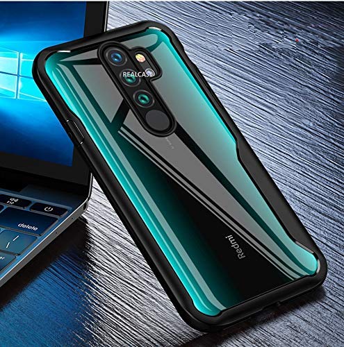REALCASE Redmi Note 8 Pro Back Cover Case | Transparent Clear Gel TPU ...