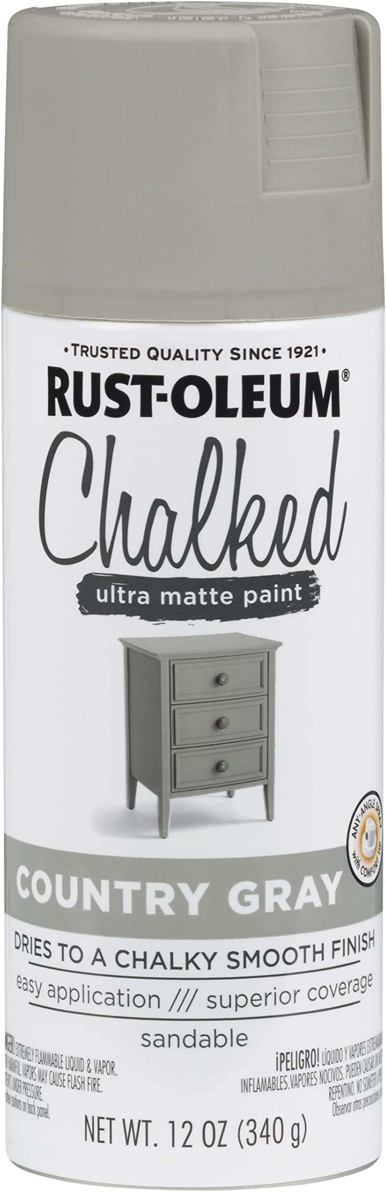 Rust Oleum Country Gray Chalked All In One Ultra Matte | Desertcart ...