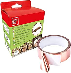 SWISSINNO Anti-Slug Copper Strip, a Natural Barrier Against Slugs ...