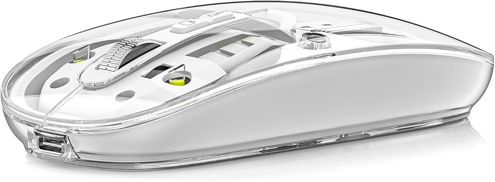 Uiosmuph M133 Mouse Wireless Ricaricabile, Bluetooth, Tre Modalità (BT ...