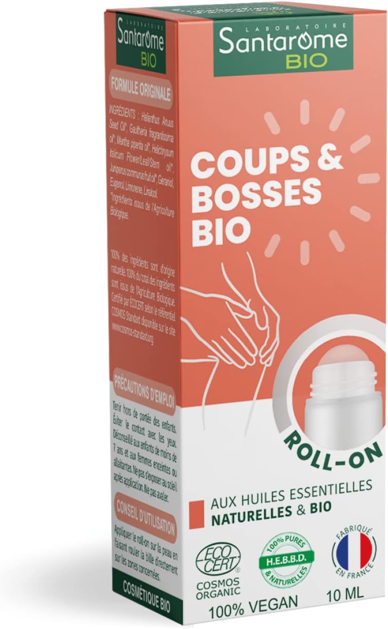 Santarome Bio - Roll on Coups & Bosses Bio - Soulage les douleurs après ...