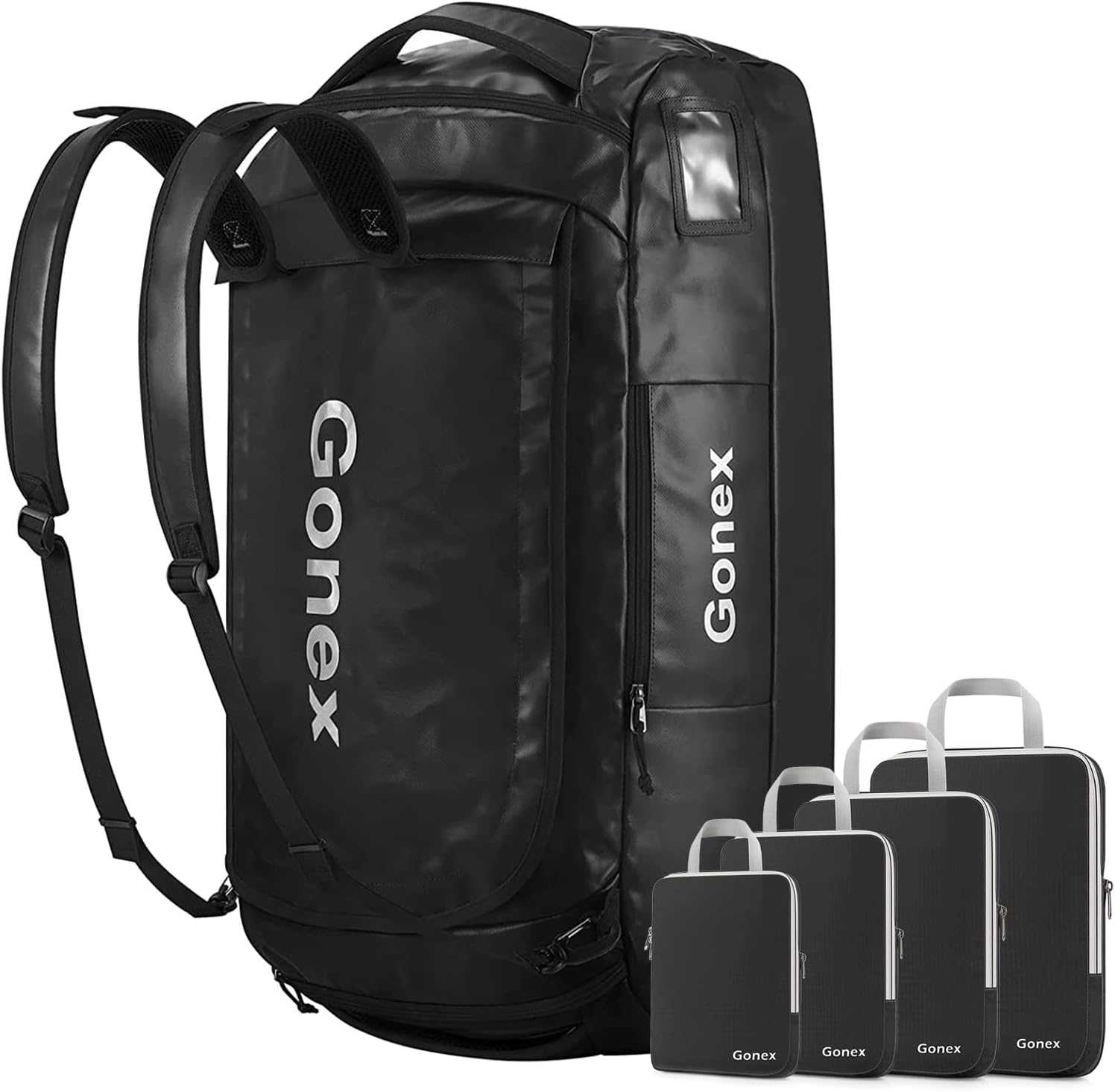 Amazon.com | Gonex 80L Water Repellent Duffel Bag with Packing Cubes ...