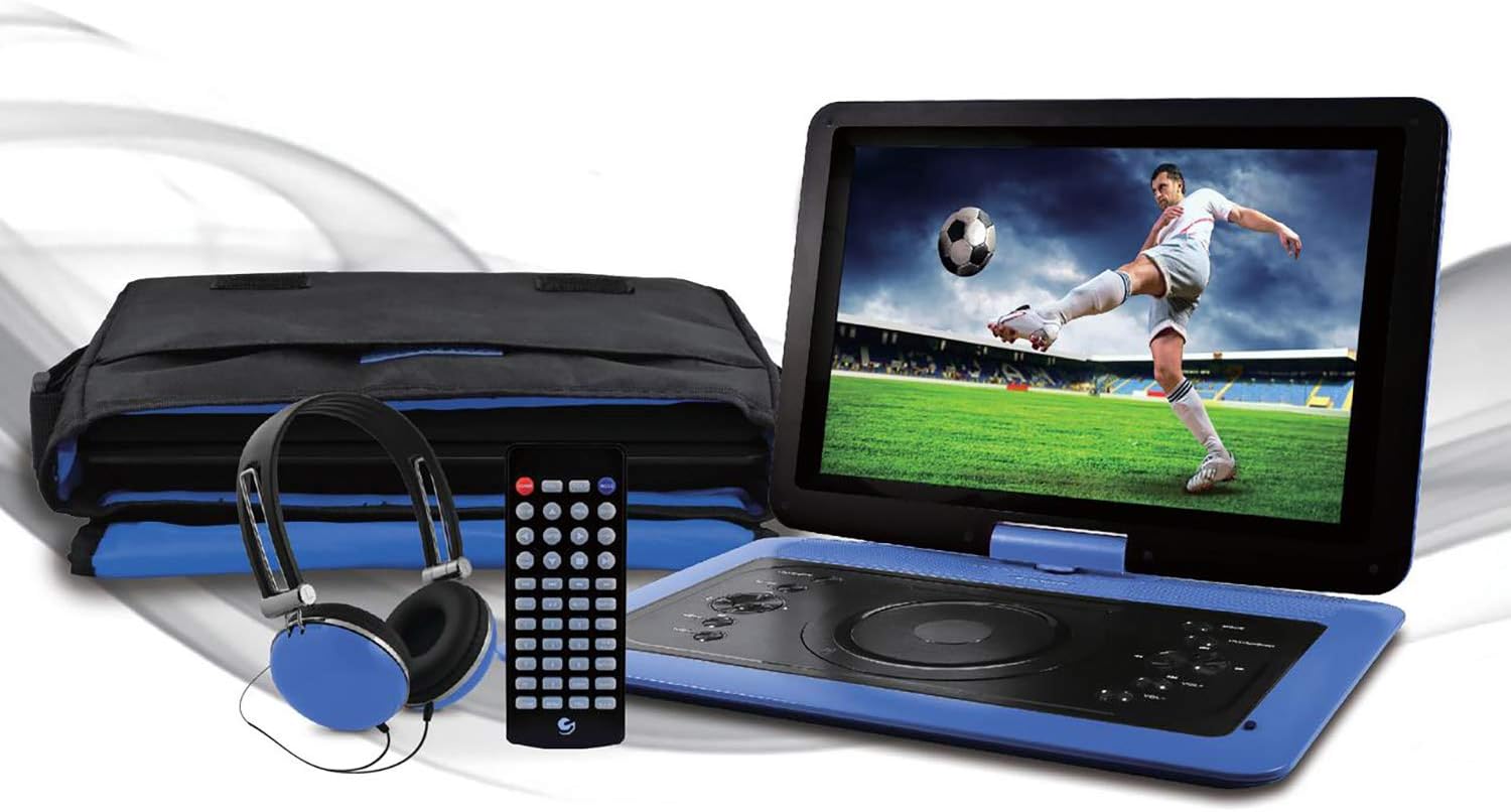 Amazon.com: Ematic Personal DVD Player, Blue (EPD142BU) : Electronics