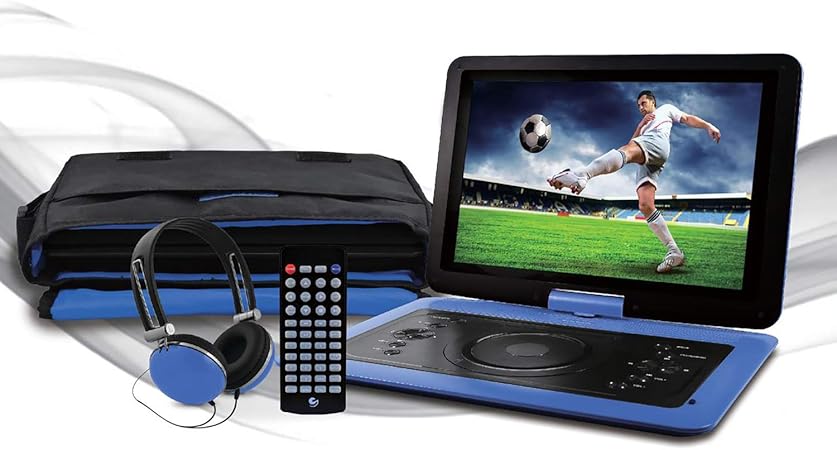 Amazon.com: Ematic Personal DVD Player, Blue (EPD142BU) : Electronics