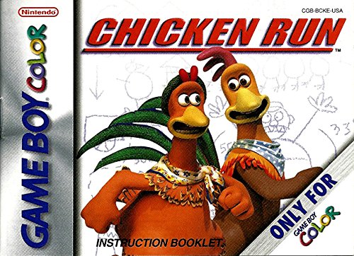 Amazon.com: Chicken Run GBC Instruction Booklet (Nintendo Gameboy Color ...