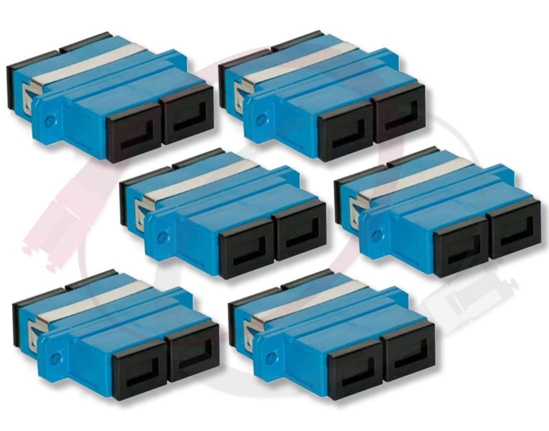 Buy FCD 6 Pack SC-SC Duplex Fiber Optic Couplers - Singlemode/Multimode ...