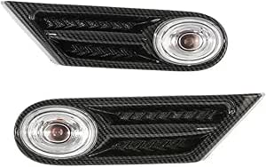 Amazon.co.jp: Turn Signal LED Side Fender Marker Indicator Light for ...