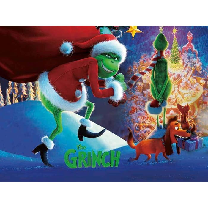 Buy How The Grinch Stole Christmas Backdrop Cartoon Theme Birthday ...