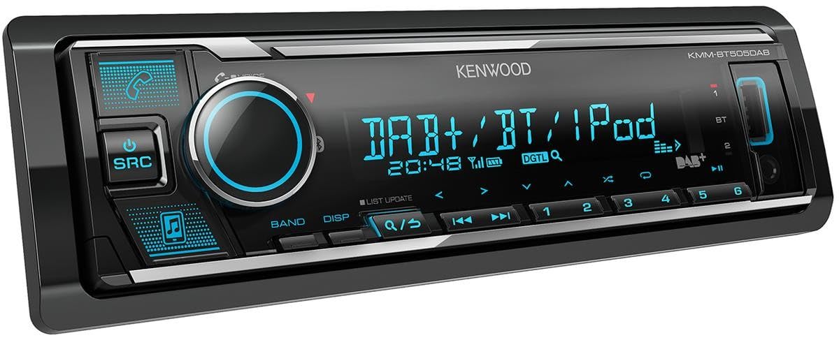 Kmm Bt505dab Usb Car Radio With Dab And Bluetooth Hands | Desertcart ...