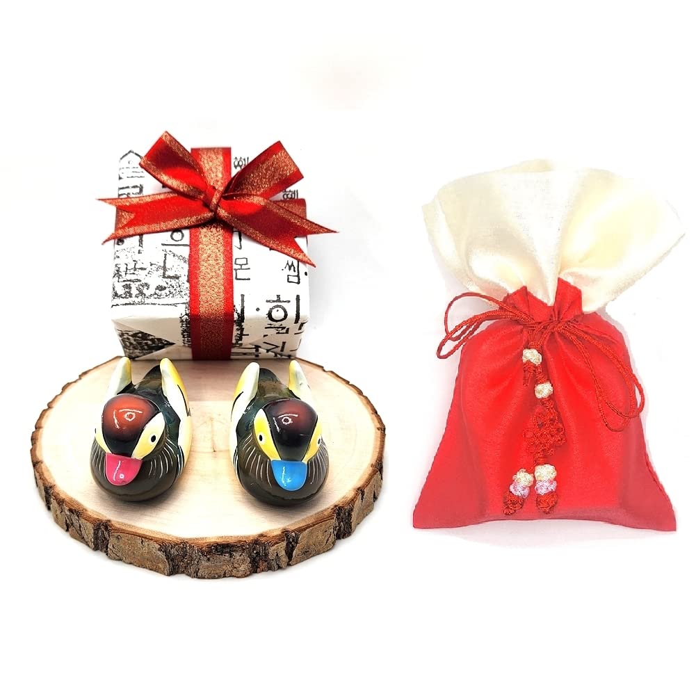 Amazon.com: Korean Traditional Marble Mandarin Duck Korean Wedding ...