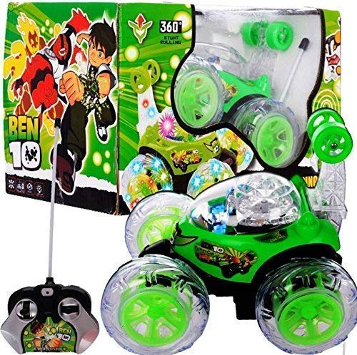 Wadhwa Enterprises Ben 10 Rechargeable Stunt Car Big Size 360 Degree ...