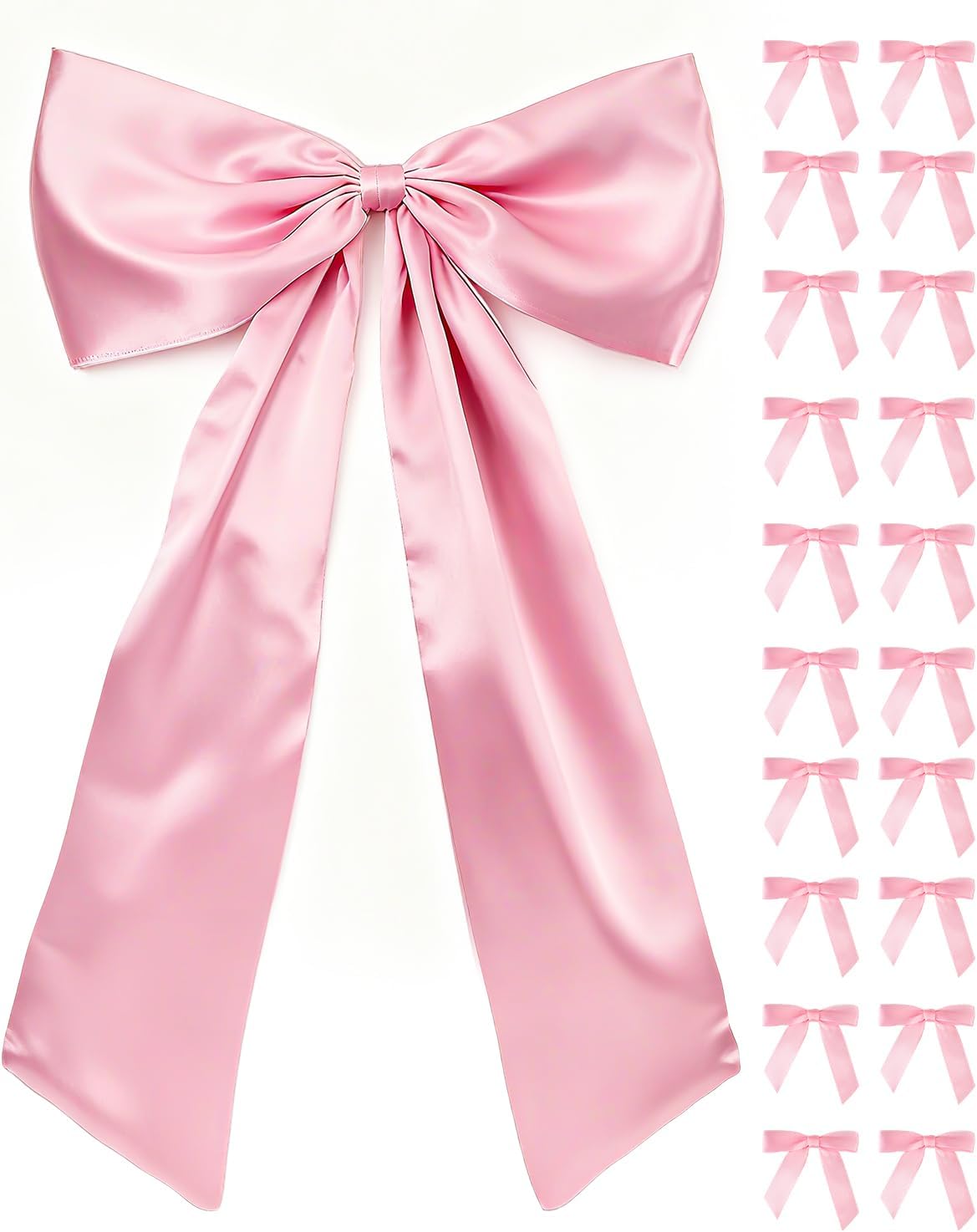 Amazon.com: Haohaio Big Bow Decor and 20 Pack Bows for Wine Glasses ...