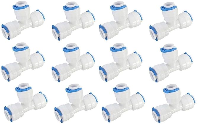 Nandi HomeZ Plastic RO Three Way Push Tee Union Connector Suited for ...