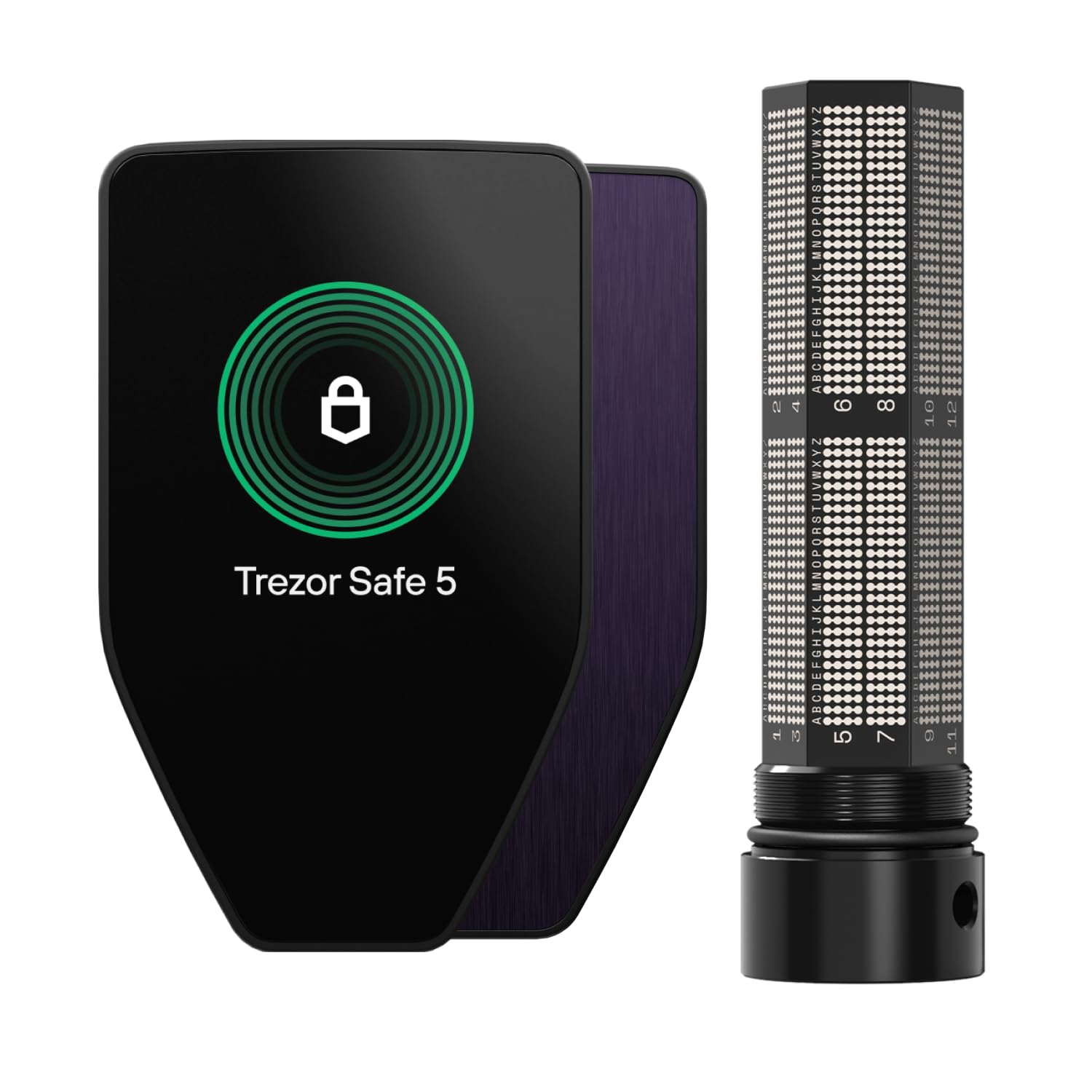 Amazon.com : Trezor Safe 5 (Violet Ore) Bundled with Keep Metal 24 Word ...