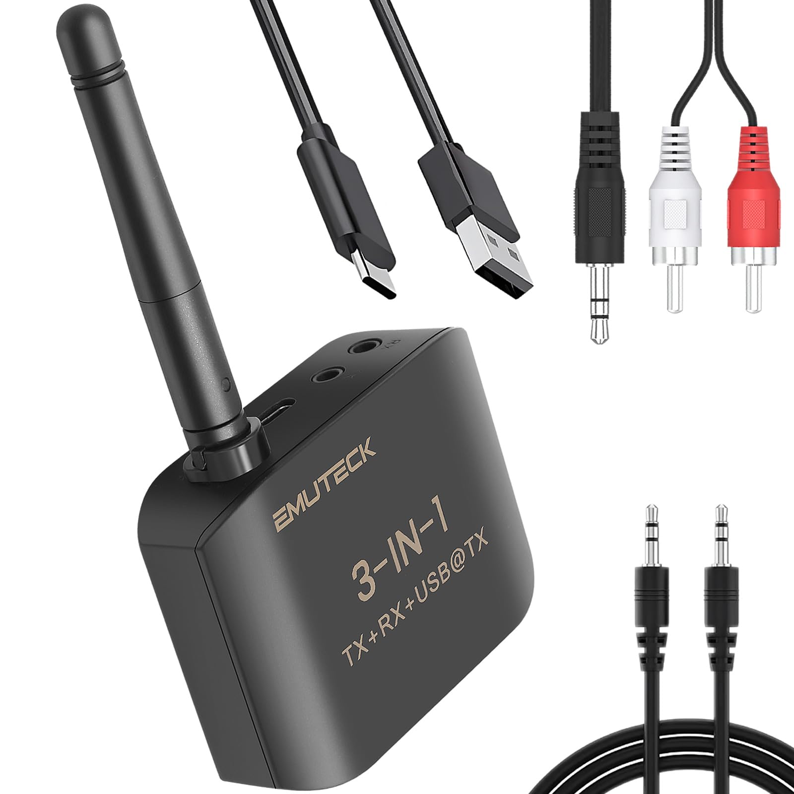 TV PC PS4 Bluetooth Bluetooth 5.3 Transmitter & Receiver - Dual Link ...