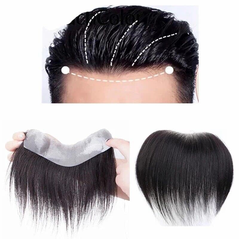 D-DIVINE Men's Frontal Hairline Patch for Covering Male Receding ...
