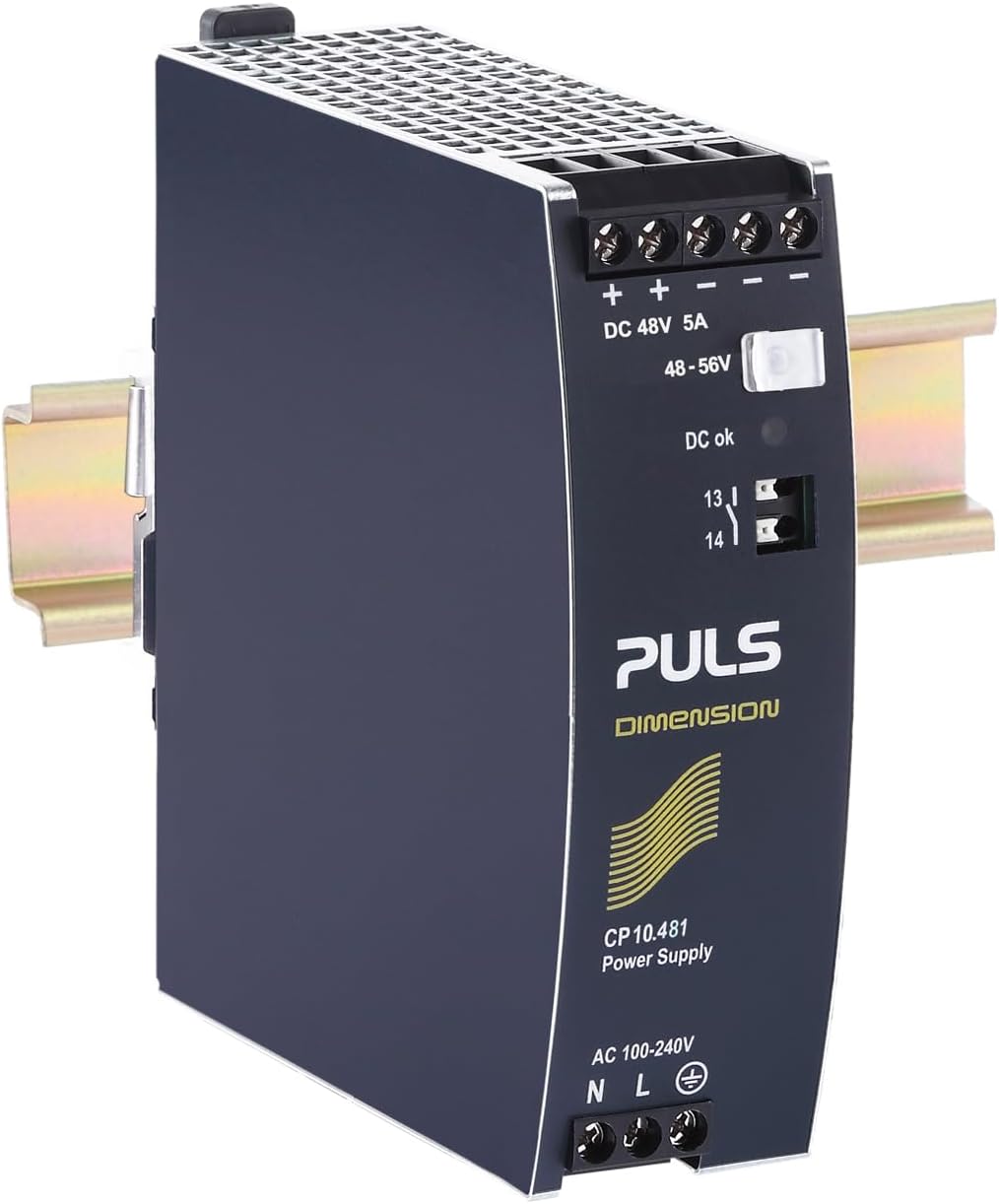 Amazon.com: PULS CP10.481 DIN Rail Power Supply (DIN-Rail) 48 V/DC 5.4 A 259 W 1 x : Electronics