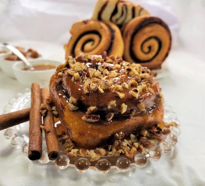 Amazon.com: Sticky Buns (14 pack) (NO Nuts) - Rich Cinnamon Flavor ...